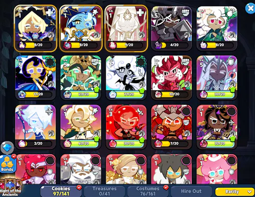 Cookie Run Kingdom Account Hollyberry server with 500-2000 Draws