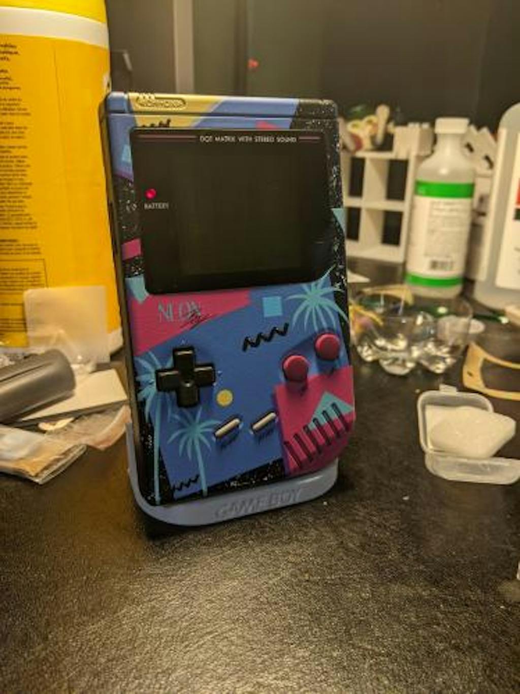 Neon Boy - Game Boy Shell by Mizucat — Retro Modding