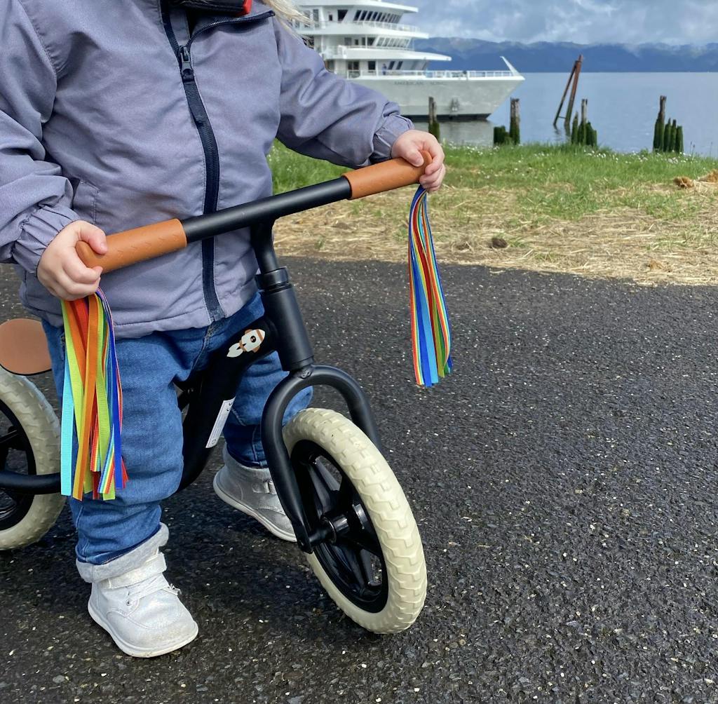 Retro Your Ride | Rainbow Bright Bike Streamers