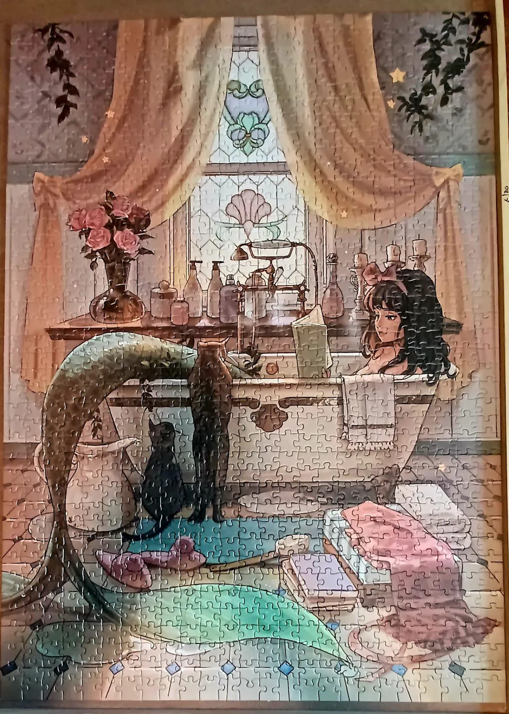 A Mermaid's Bath Jigsaw Puzzle (1000 Pieces) – Reverie Puzzles
