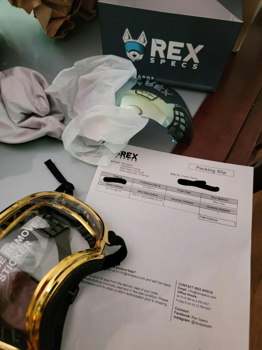 Dog Eyewear | Dog Goggles Eye Protection | Rex Specs