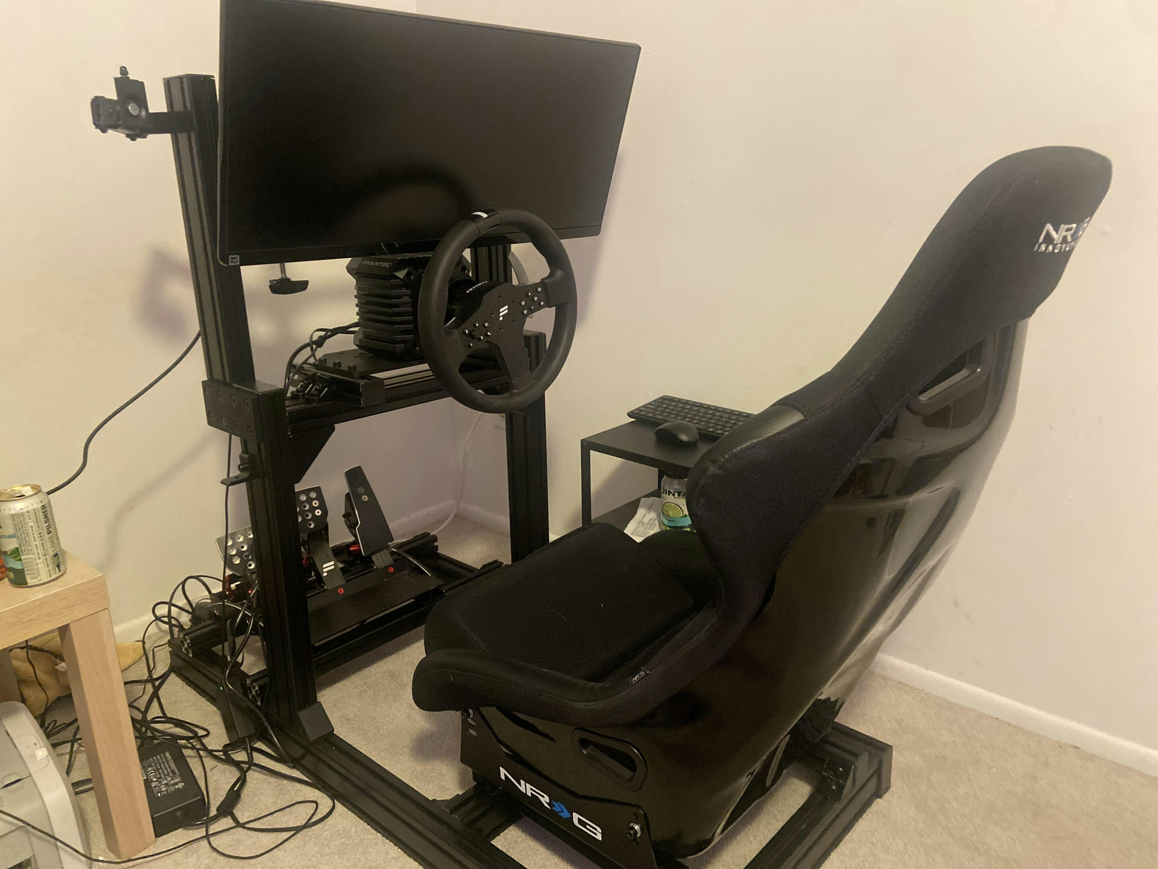 RigMetal Basic Sim Cockpit - BLACK