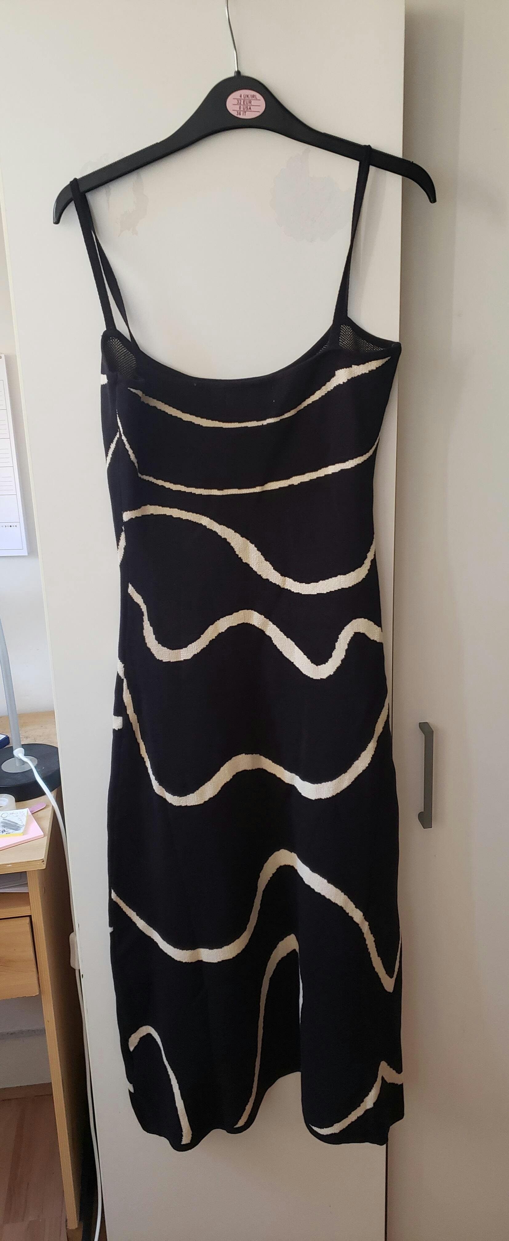 The Black Wave Mermaid Hem Knit Midi Dress - Women's Knit Sleeveless ...