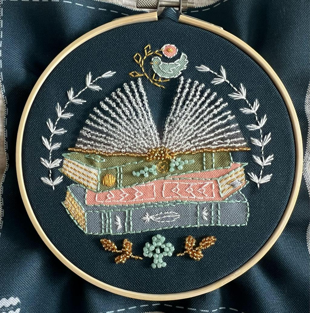 Reader Embroidery Kit – Rikrack