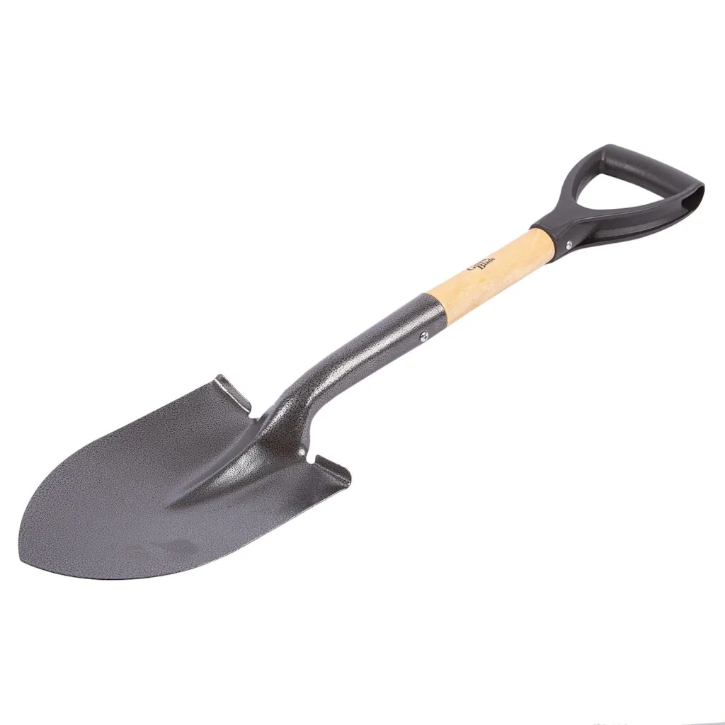 Steel Round Head Micro Shovel with Wooden Handle - By Green Blade ...