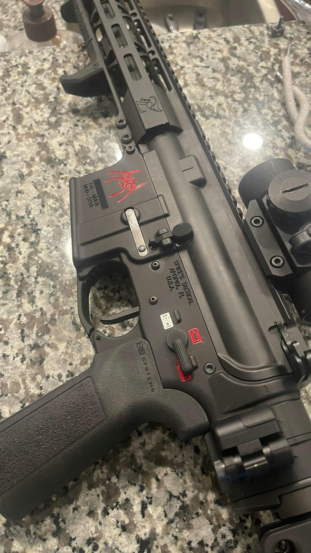 RISE Armament Rave 140 Flat Drop-In AR Trigger (RA-140 SST Gen 2)