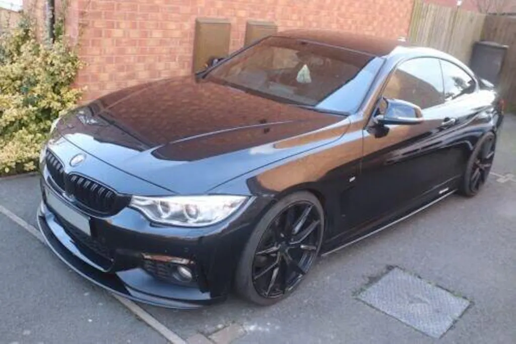 BMW 4 Series M Sport F32/F36 M Performance Front Splitter in Matte Fin ...