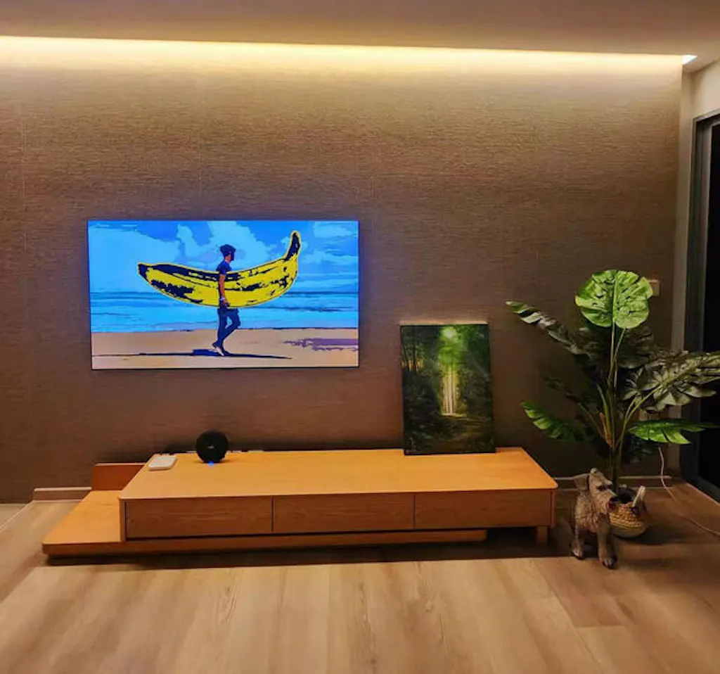 Luxurious Tripod TV Stand for 55-Inch Displays tv stand for 55 in | Rit ...