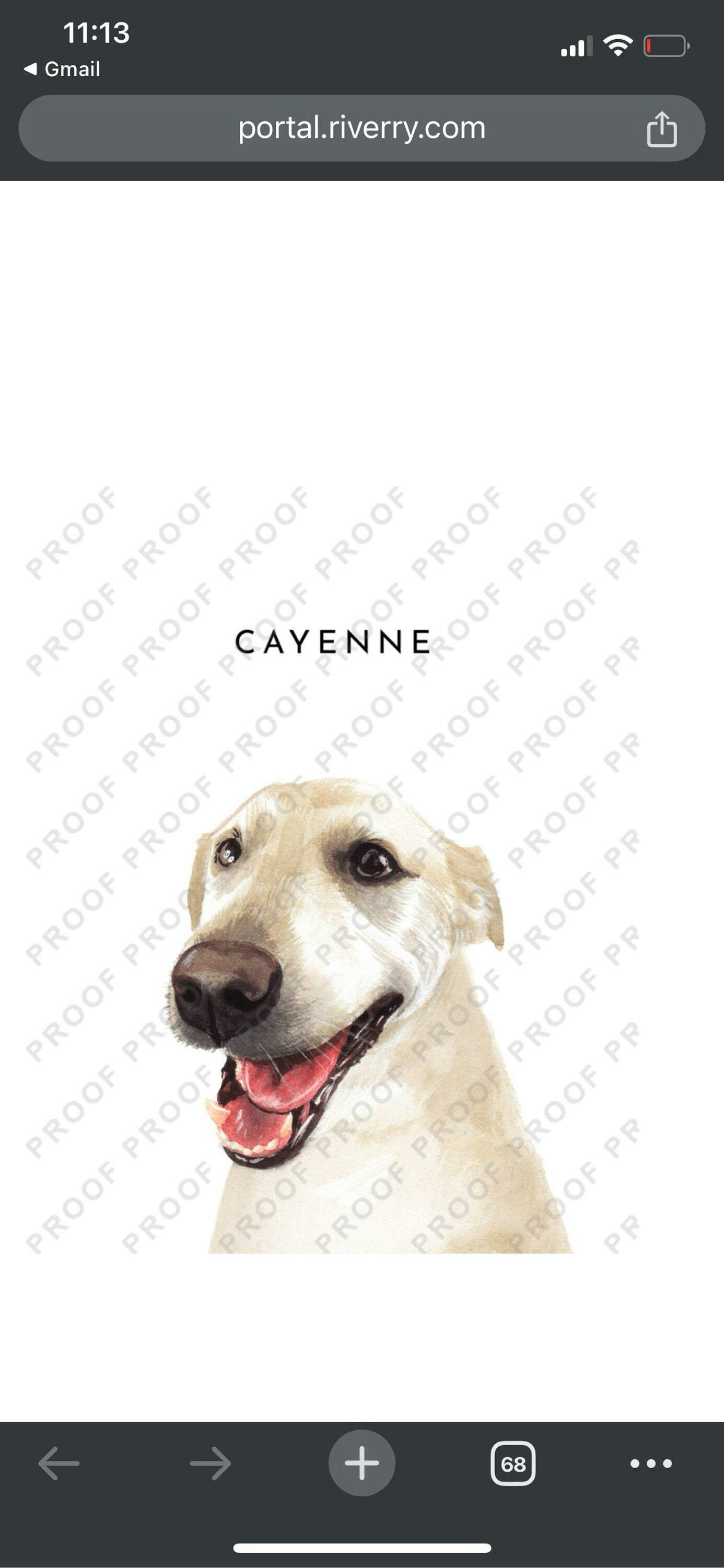 Custom Watercolor Pet Portrait Print | Hand-painted by Talented Artists ...