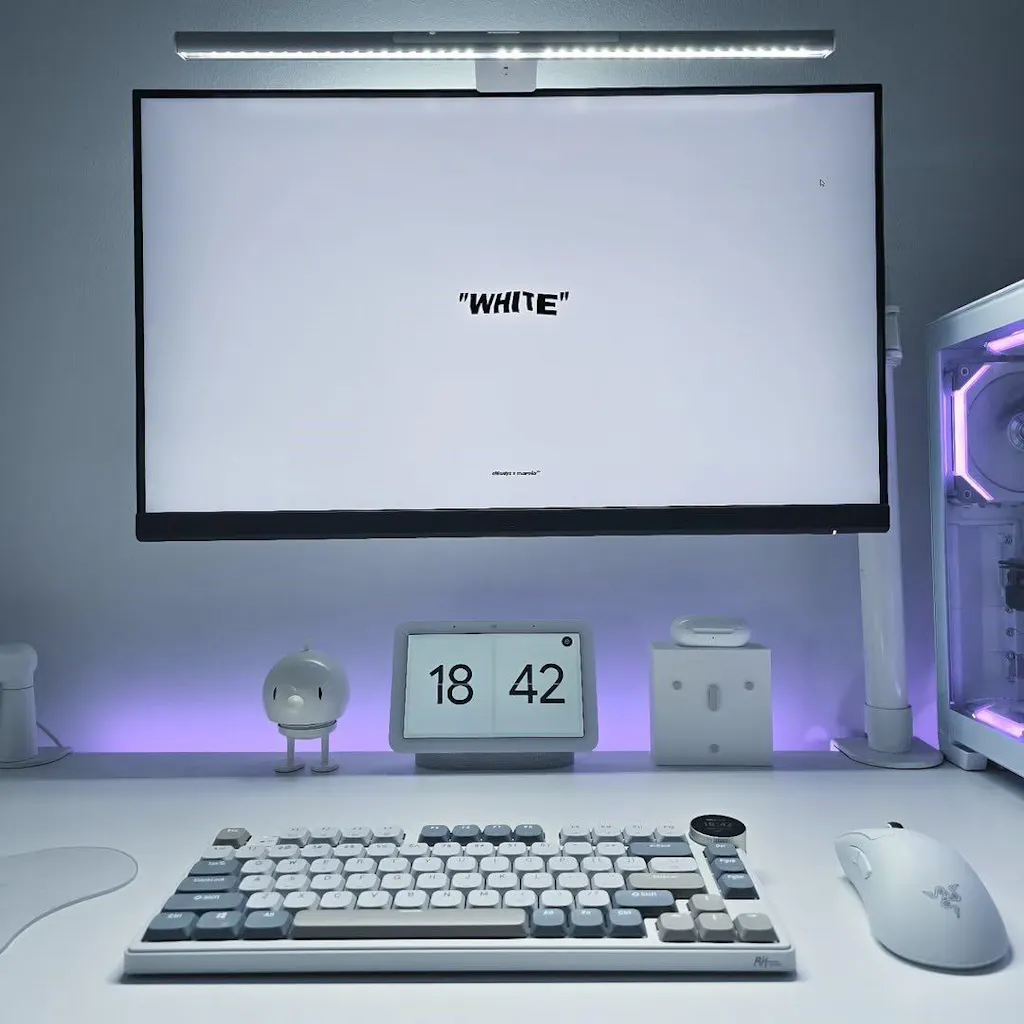 RK ROYAL KLUDGE N80 Low-Profile Mechanical Keyboard with Display Screen ...