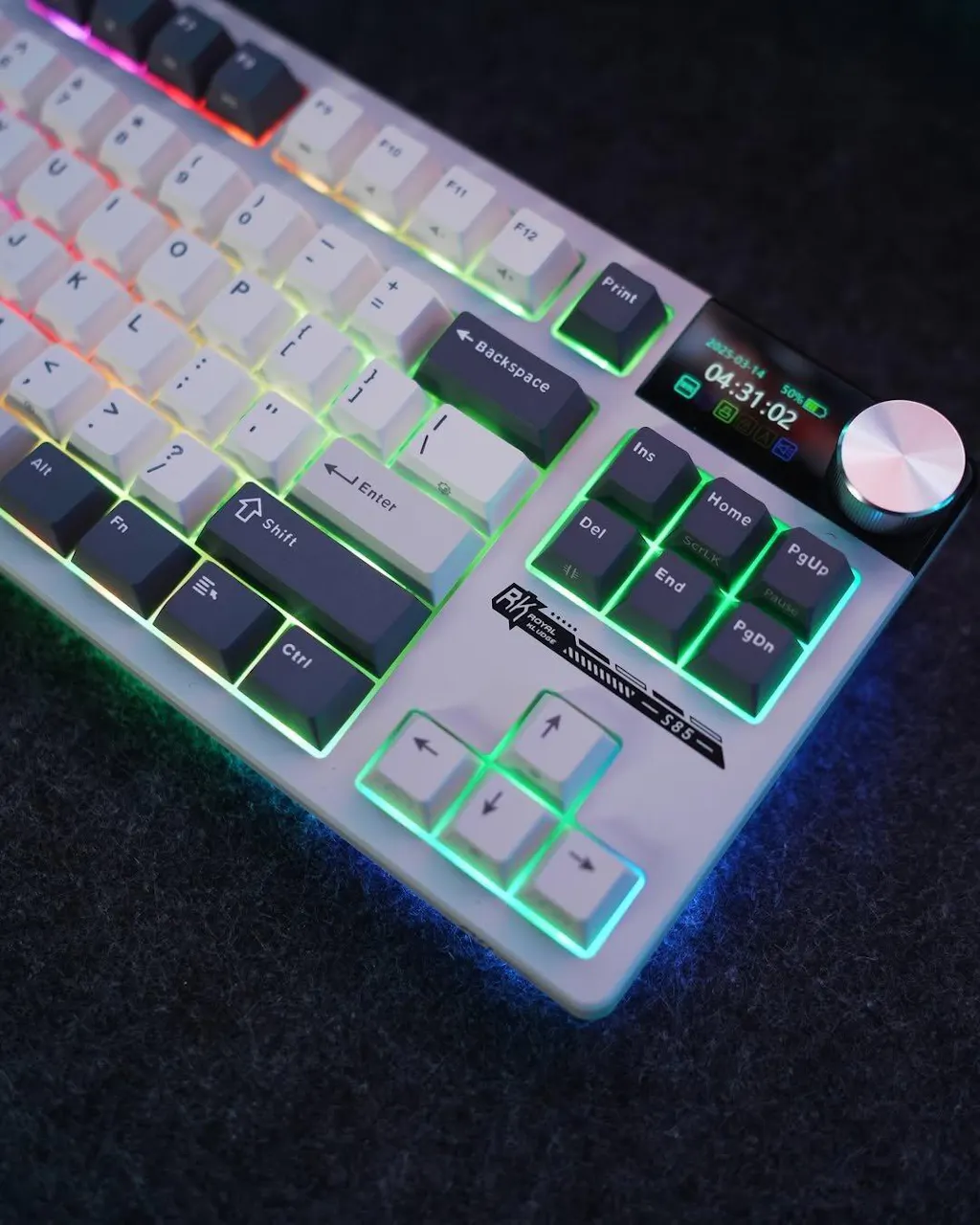 RK ROYAL KLUDGE S85 80% TKL Gasket Mount Wireless Gaming Keyboard – RK ...