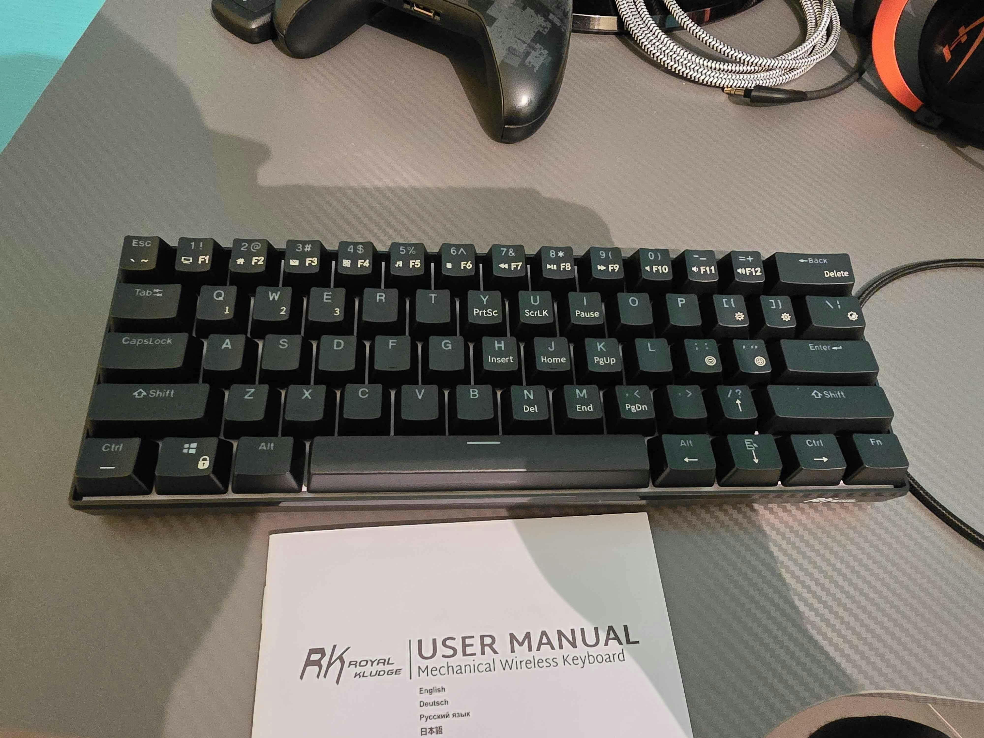 ROYAL KLUDGE RK61 60% White Wireless Mechanical Gaming Keyboard – RKgaming