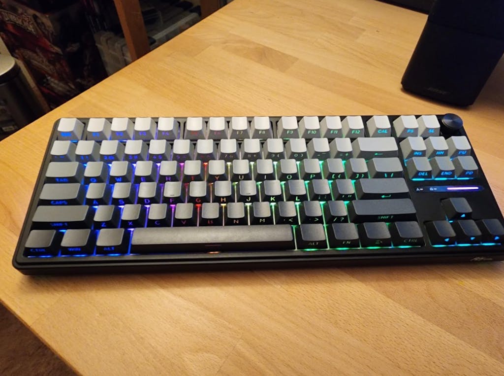 RK ROYAL KLUDGE R87 Pro Wireless TKL Gasket Mount Gaming Keyboard with ...