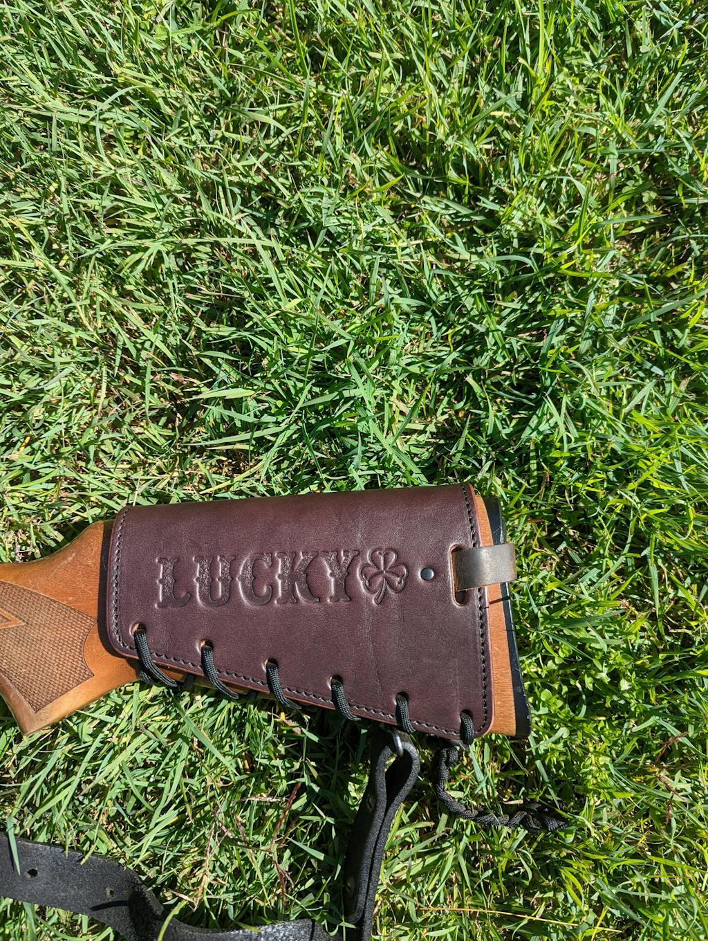 Leather Rifle Butt Stock Wrap