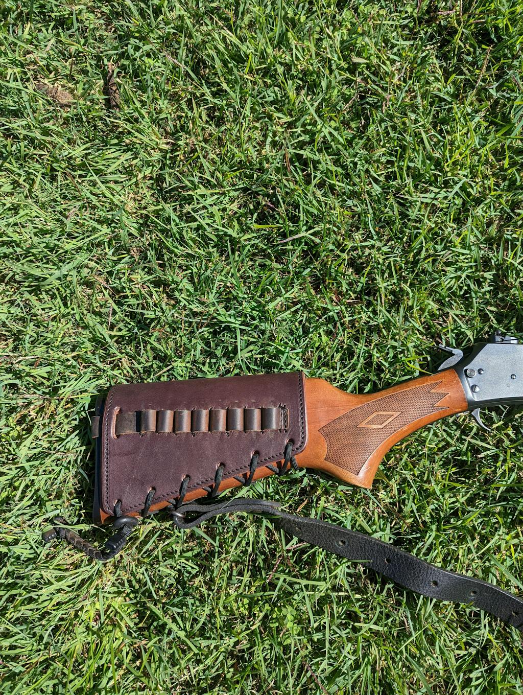 Leather Rifle Butt Stock Wrap