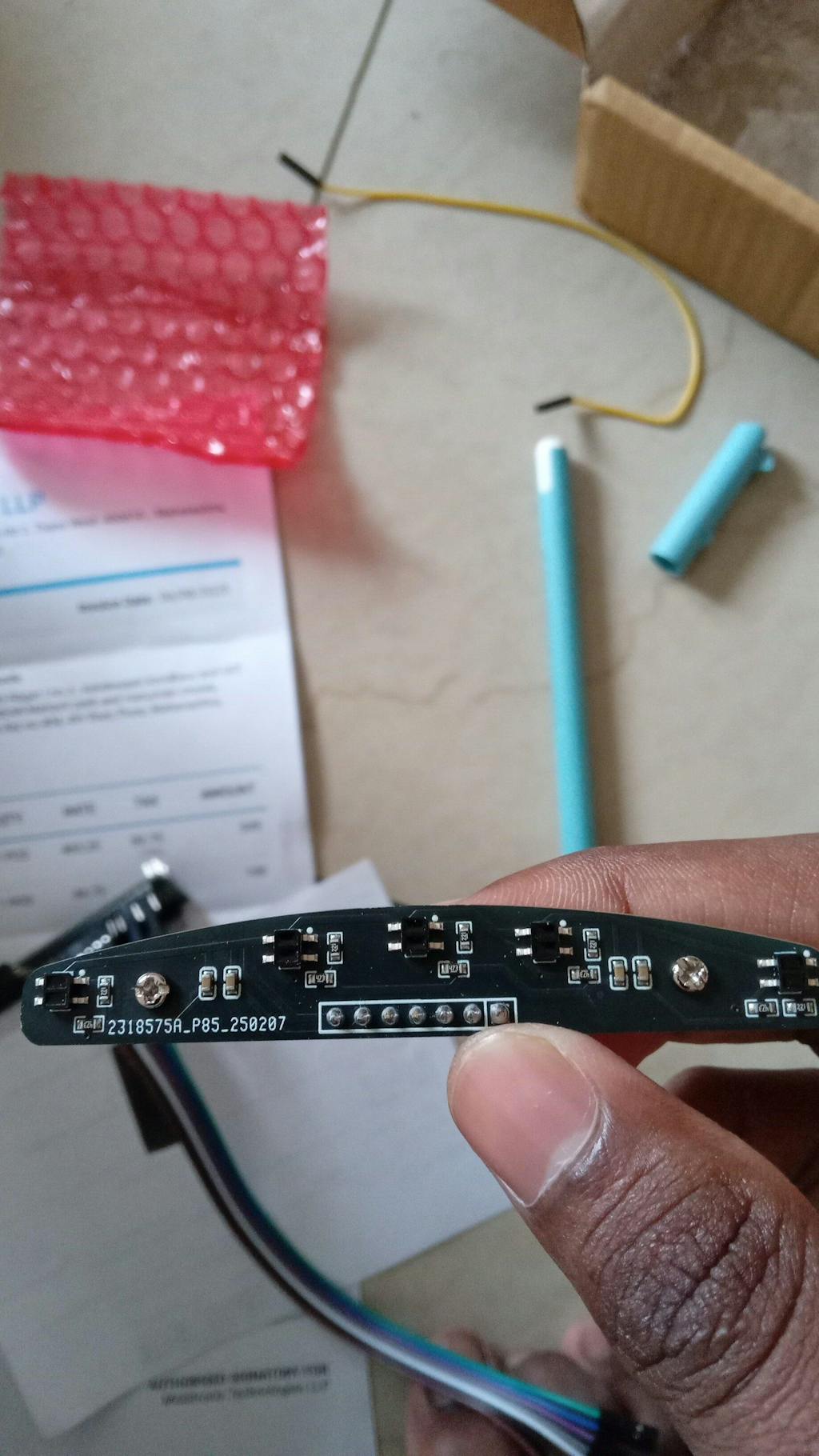 5 sensor array- Analog – Robojunkies