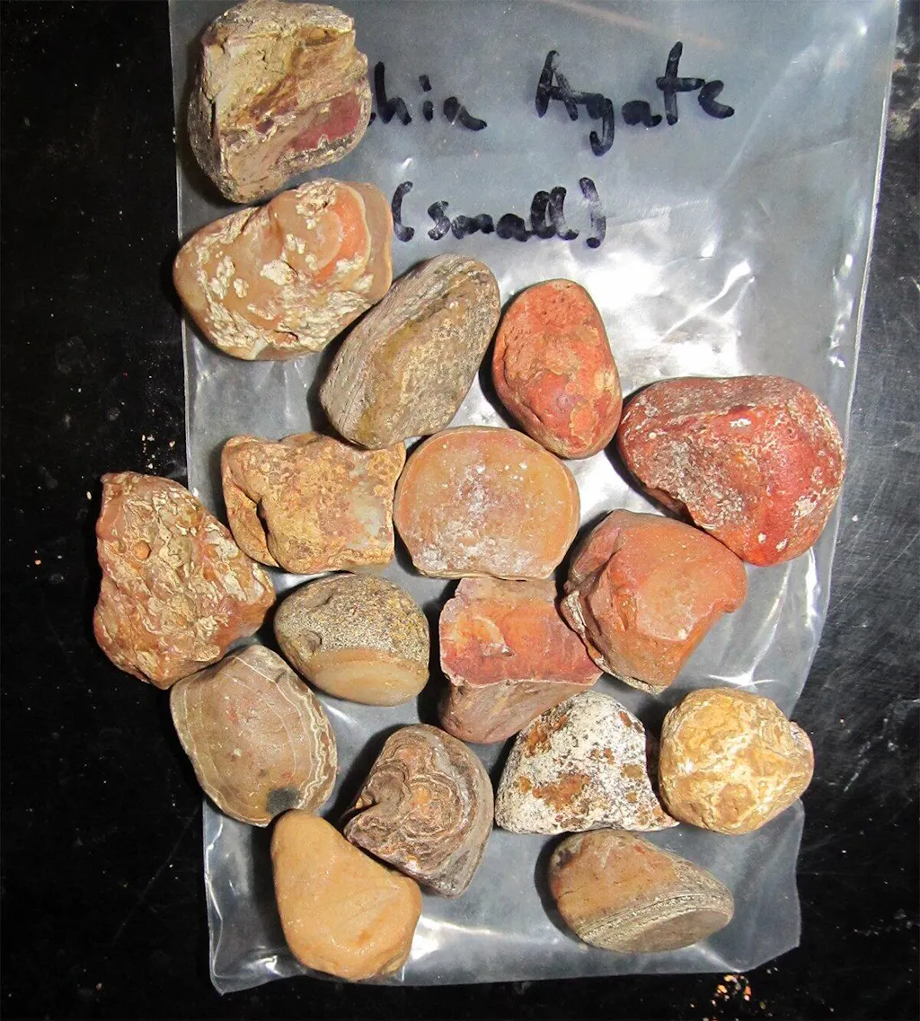 Bahia Agate | Tumbling Rough Rocks from Brazil | 1" - 2" Raw Crystals ...