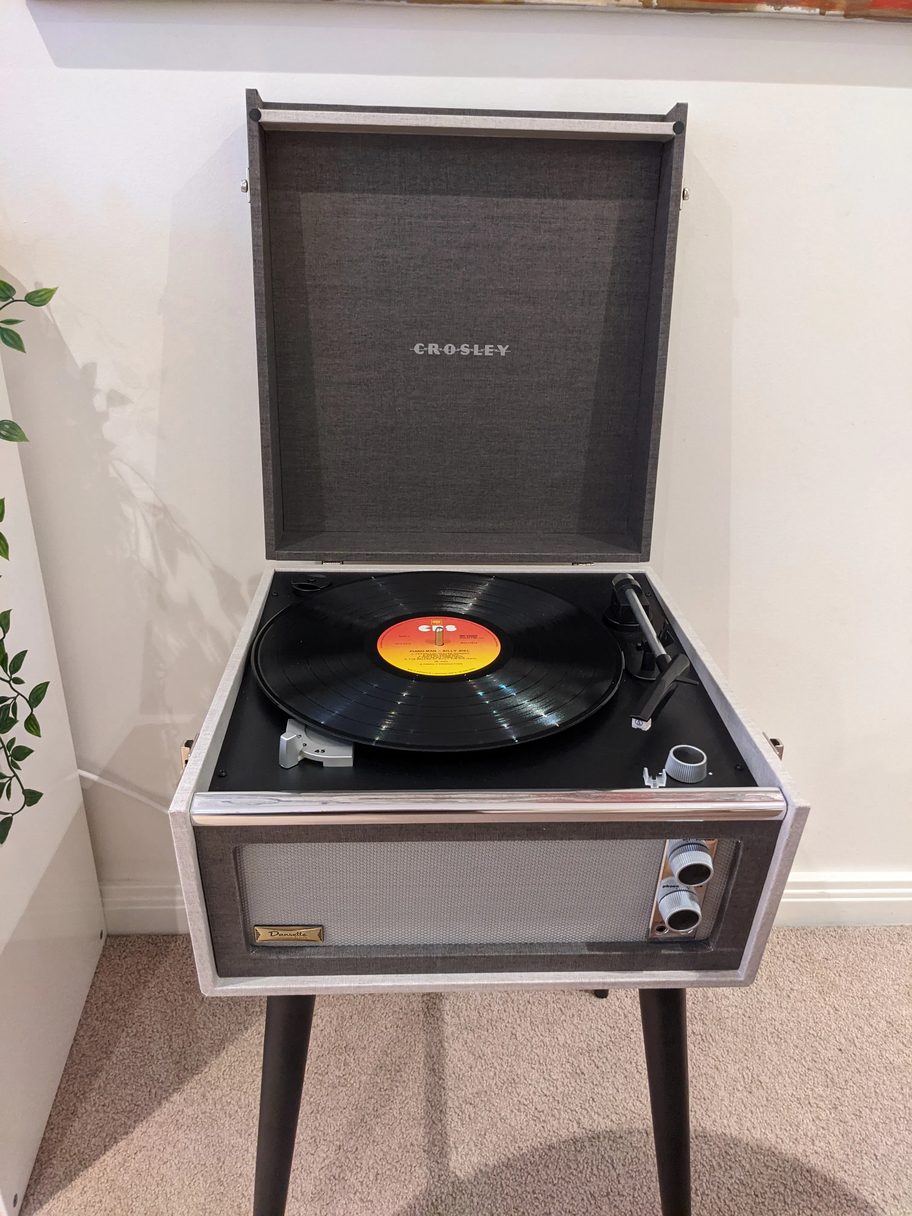 Buy Crosley Dansette Bermuda Turntable - Black Online | Rockit Record ...
