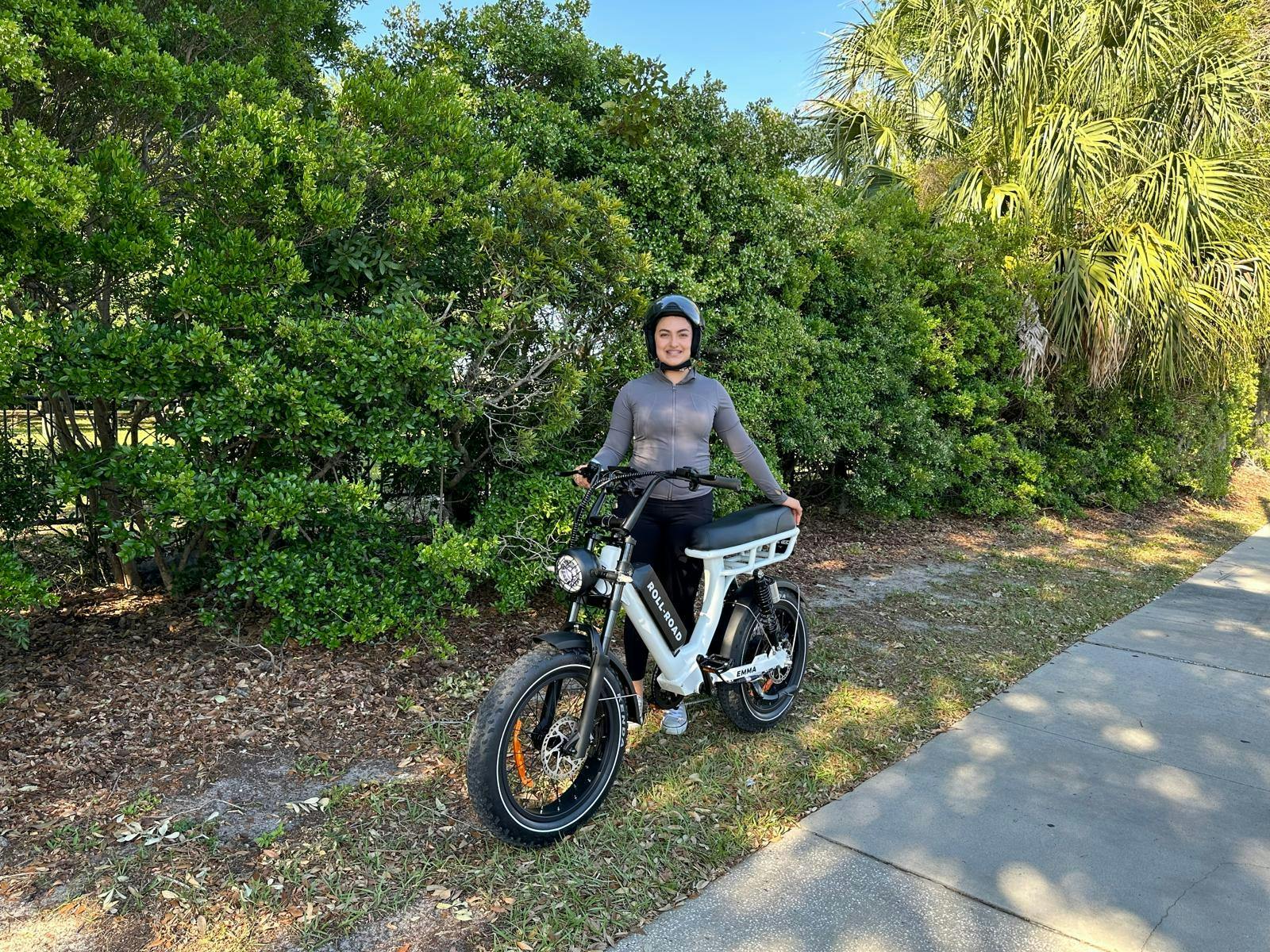 EMMA 1000W Ebike 30+MPH|Moped Style Ebike – Roll Road Ebike