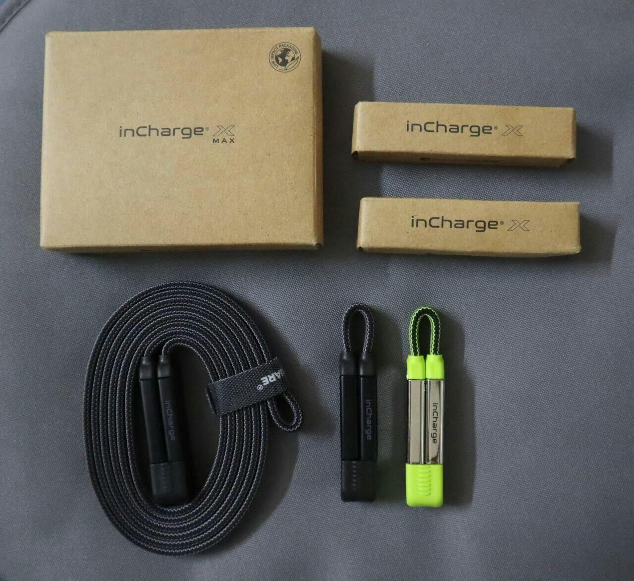 Rolling Square inCharge® X | Keyring multi charging cable | 6 different ...