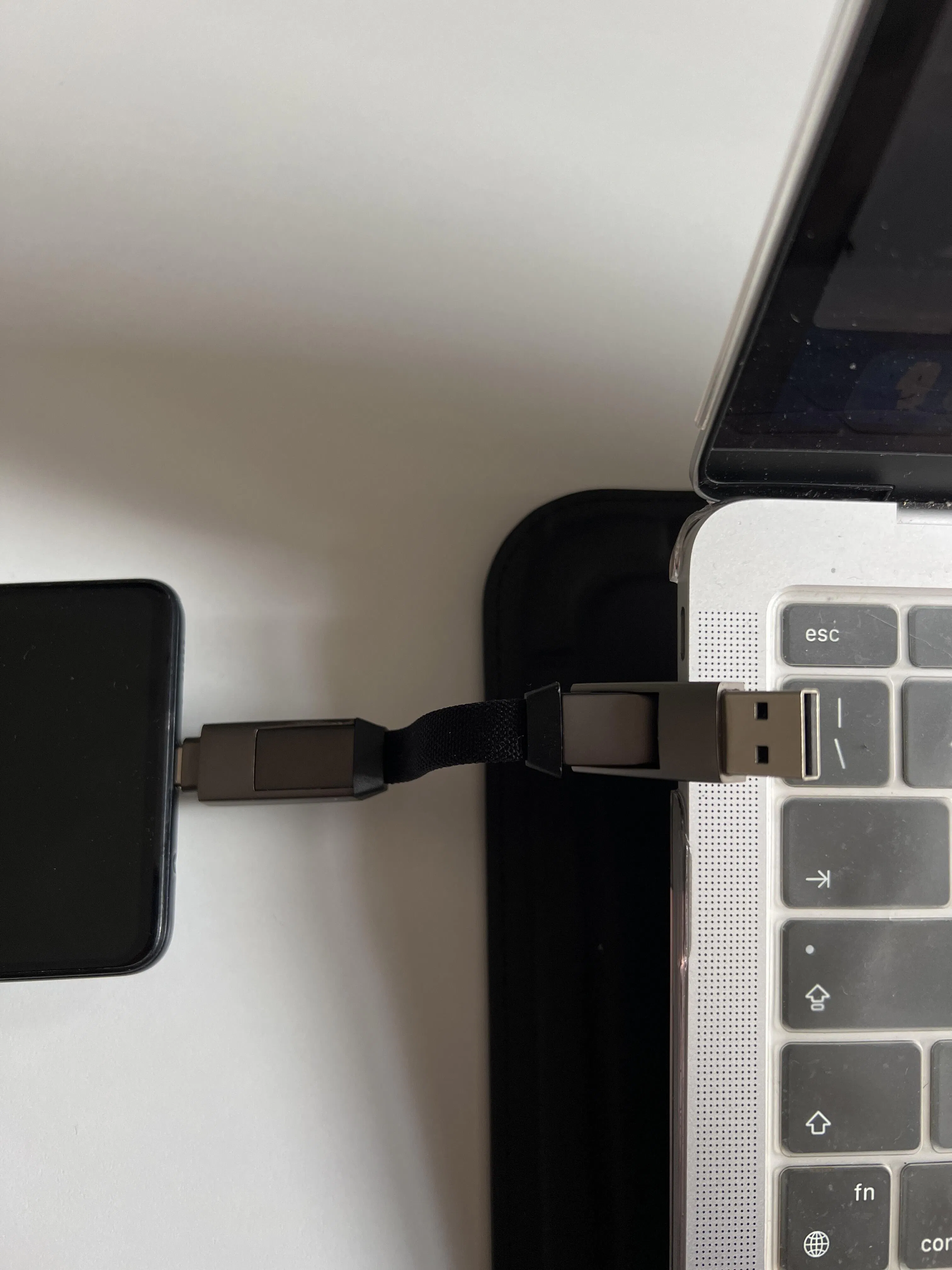 Rolling Square inCharge® 6 | Keyring multi charging cable | 6 different ...