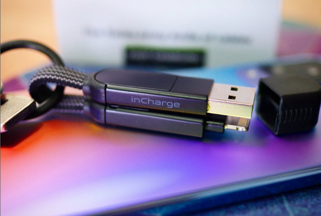 Rolling Square inCharge® XL 30cm / 1ft | Multi charging cable | 6 ...