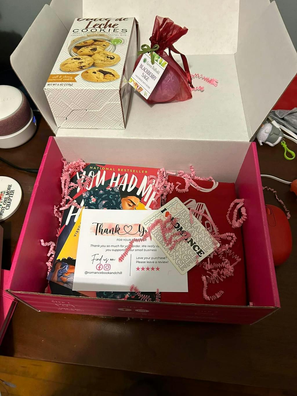 Romance Book Subscription Box - Romance Book and Chill