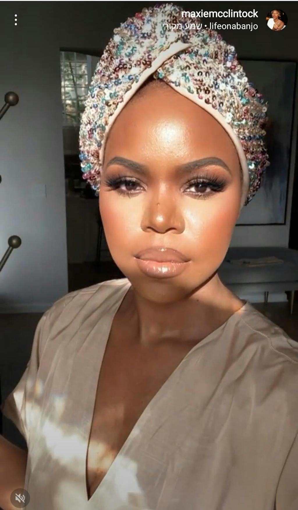 Rainbow Sequin Twist T – Rona Hand Made Turbans