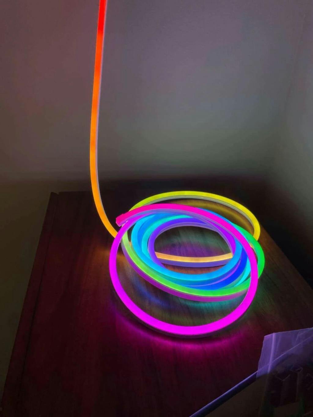 Squiggle Neon Rope Led Lights (RGBIC WS2811) - Shop Online on roomtery