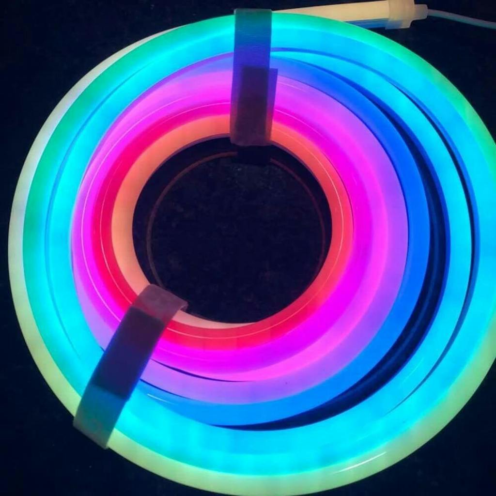 Squiggle Neon Rope Led Lights (RGBIC WS2811) - Shop Online on roomtery