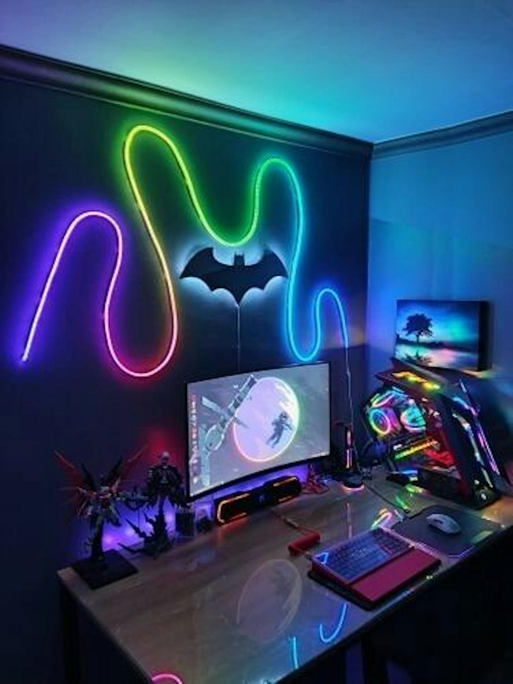 Squiggle Neon Rope Led Lights (RGBIC WS2811) - Shop Online on roomtery