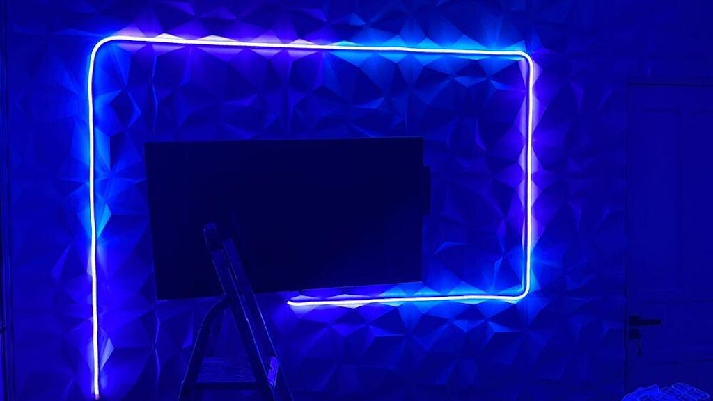 Squiggle Neon Rope Led Lights (RGBIC WS2811) - Shop Online on roomtery