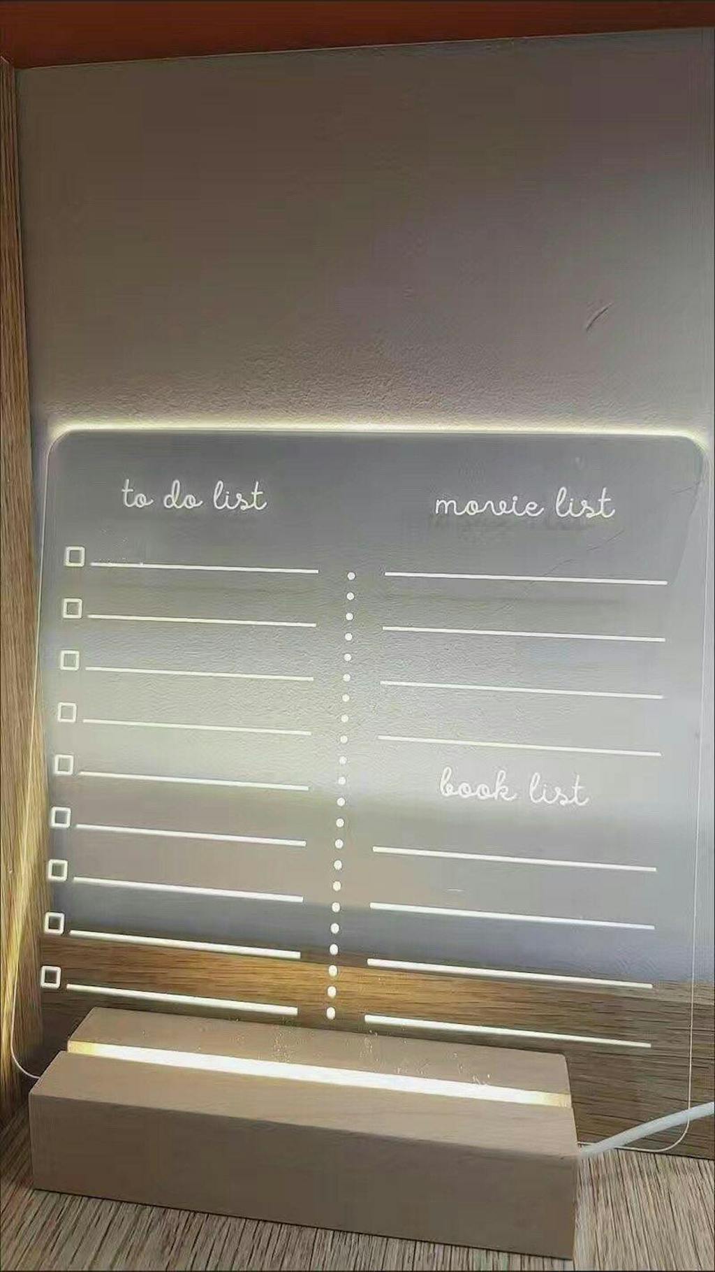 Aesthetic Room Decor | Korean Acrylic Memo Board - roomtery