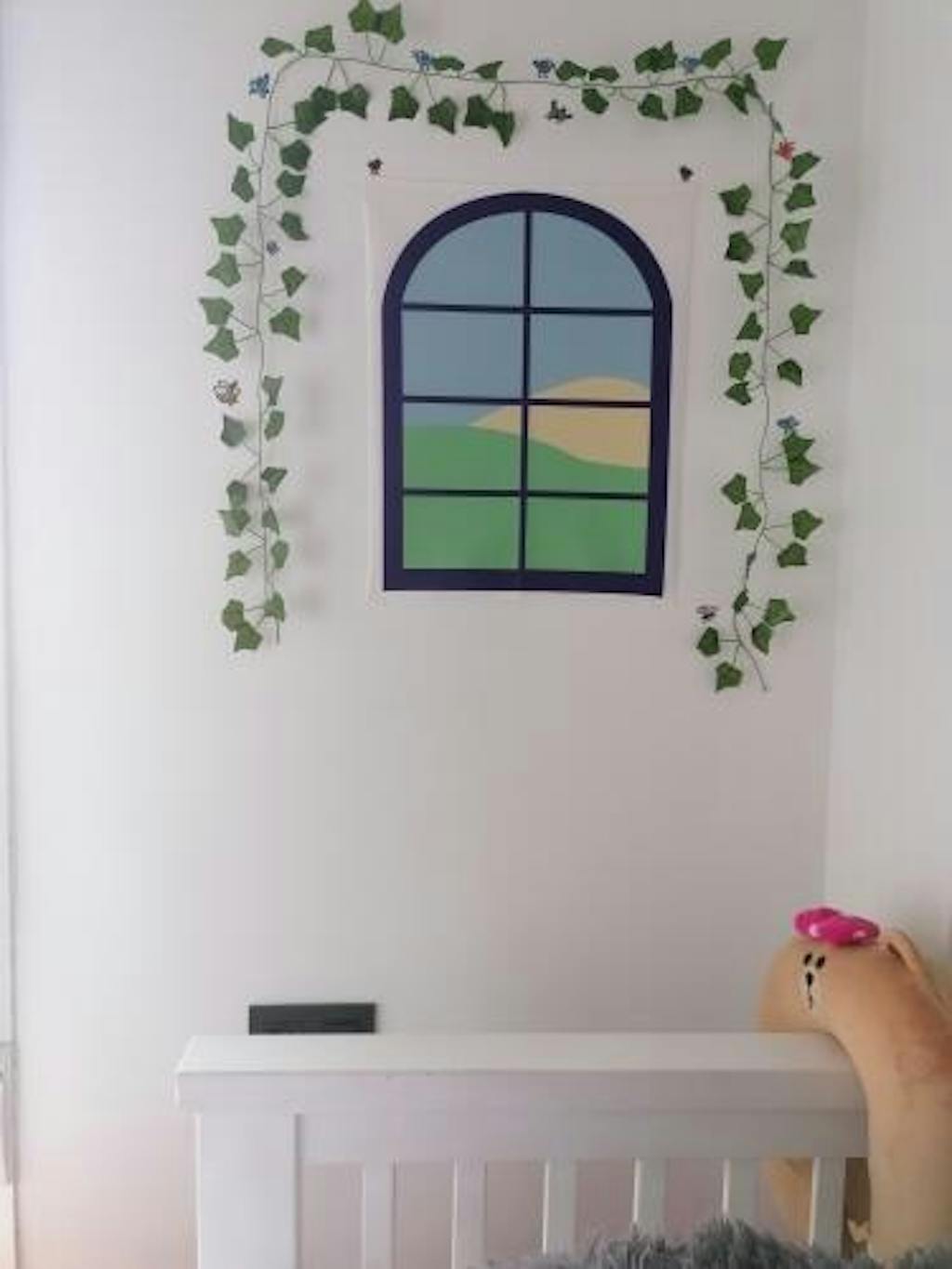 Cute Fake Window Tapestry | roomtery