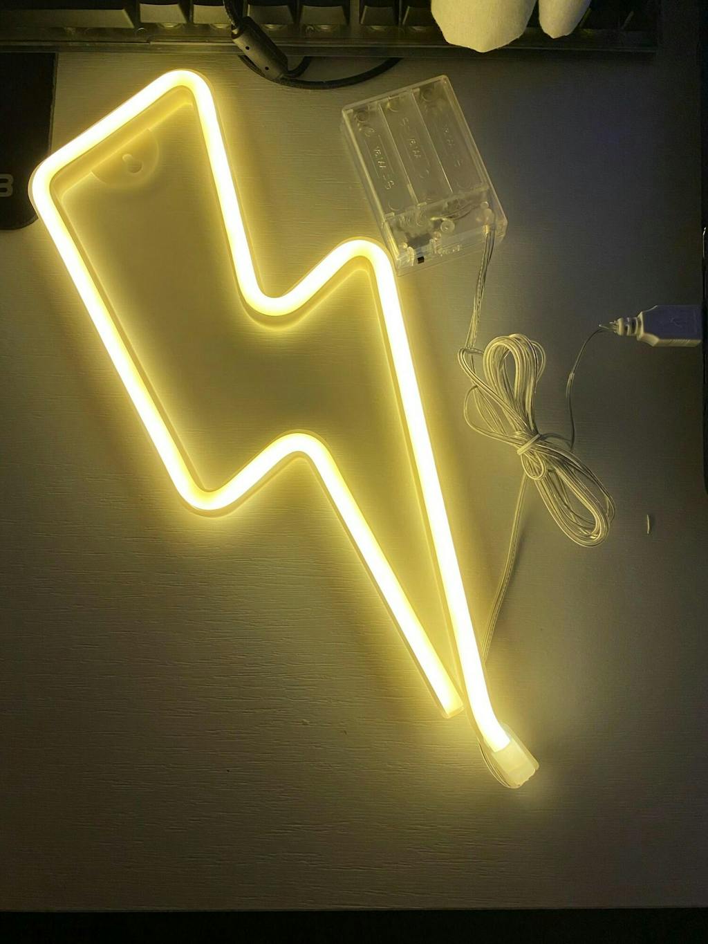 Lightning Bolt Neon Sign - Shop Online on roomtery