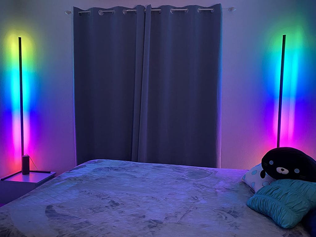 Ambient LED Corner Stand | roomtery