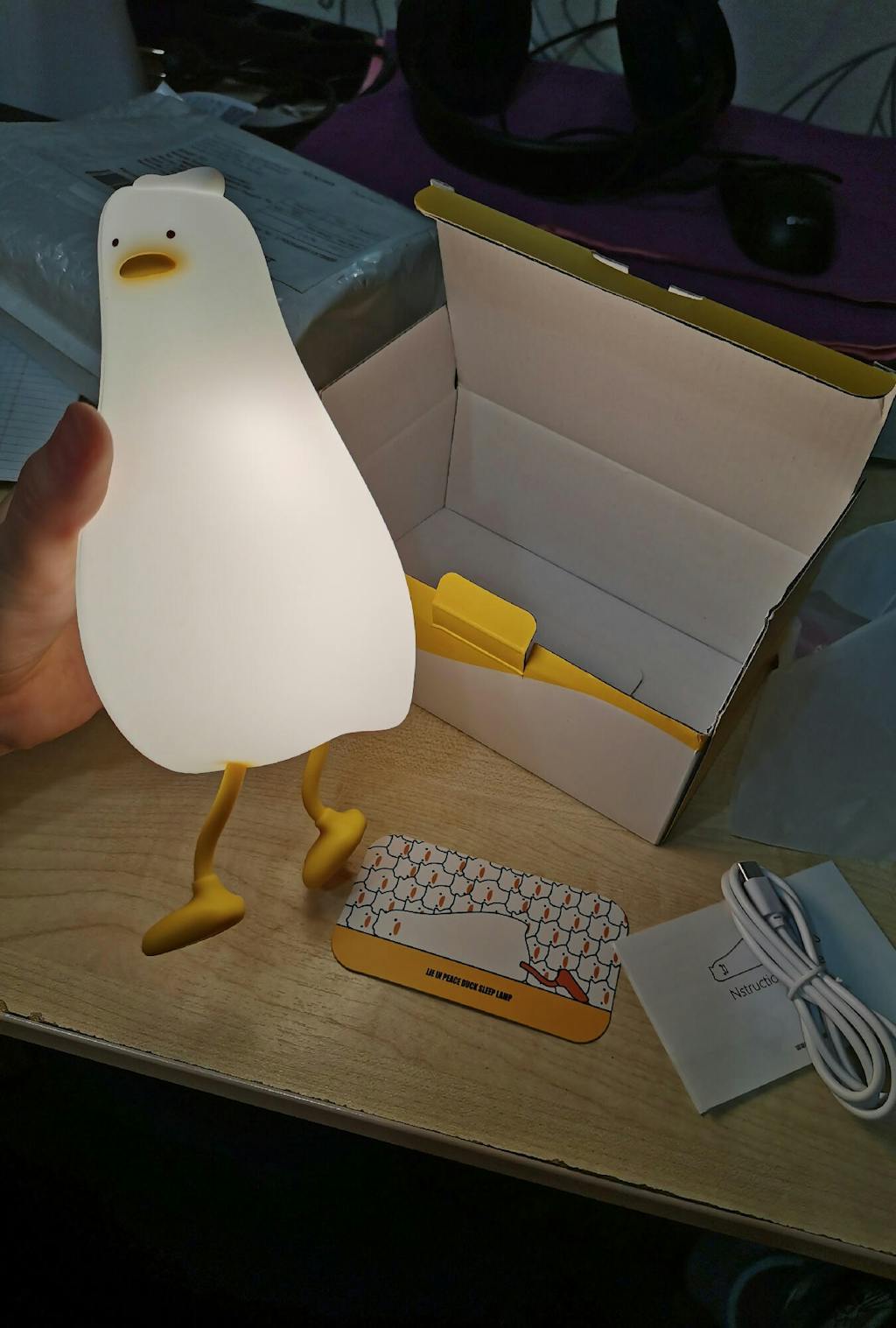 Tired Duck Night Light - Shop Online on roomtery