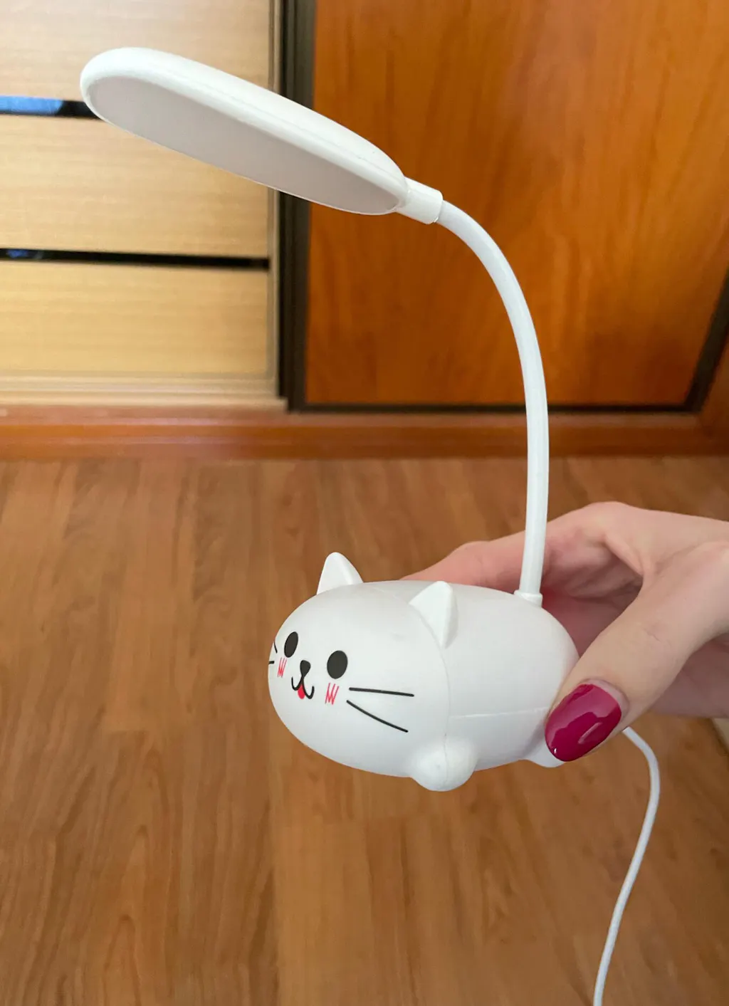 Kawaii Cat Mini Table Lamp - Shop Online on roomtery