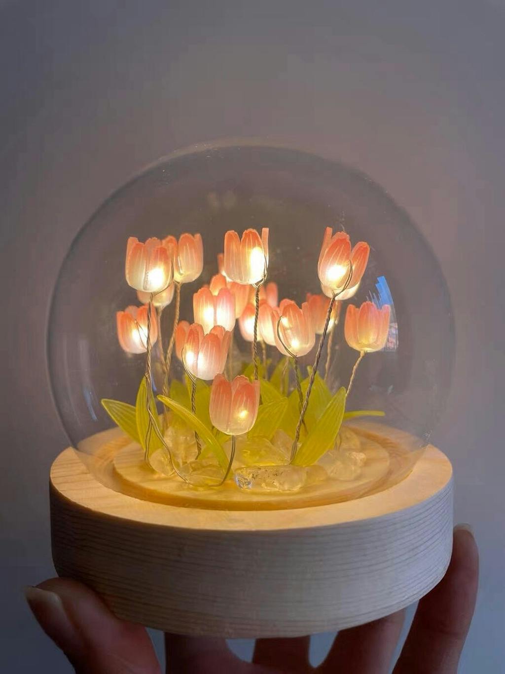 DIY Mini Tulip Flower Night Lights - Shop Online on roomtery