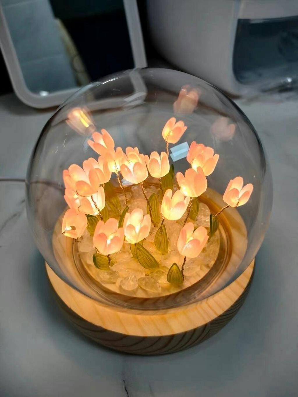 DIY Mini Tulip Flower Night Lights - Shop Online on roomtery