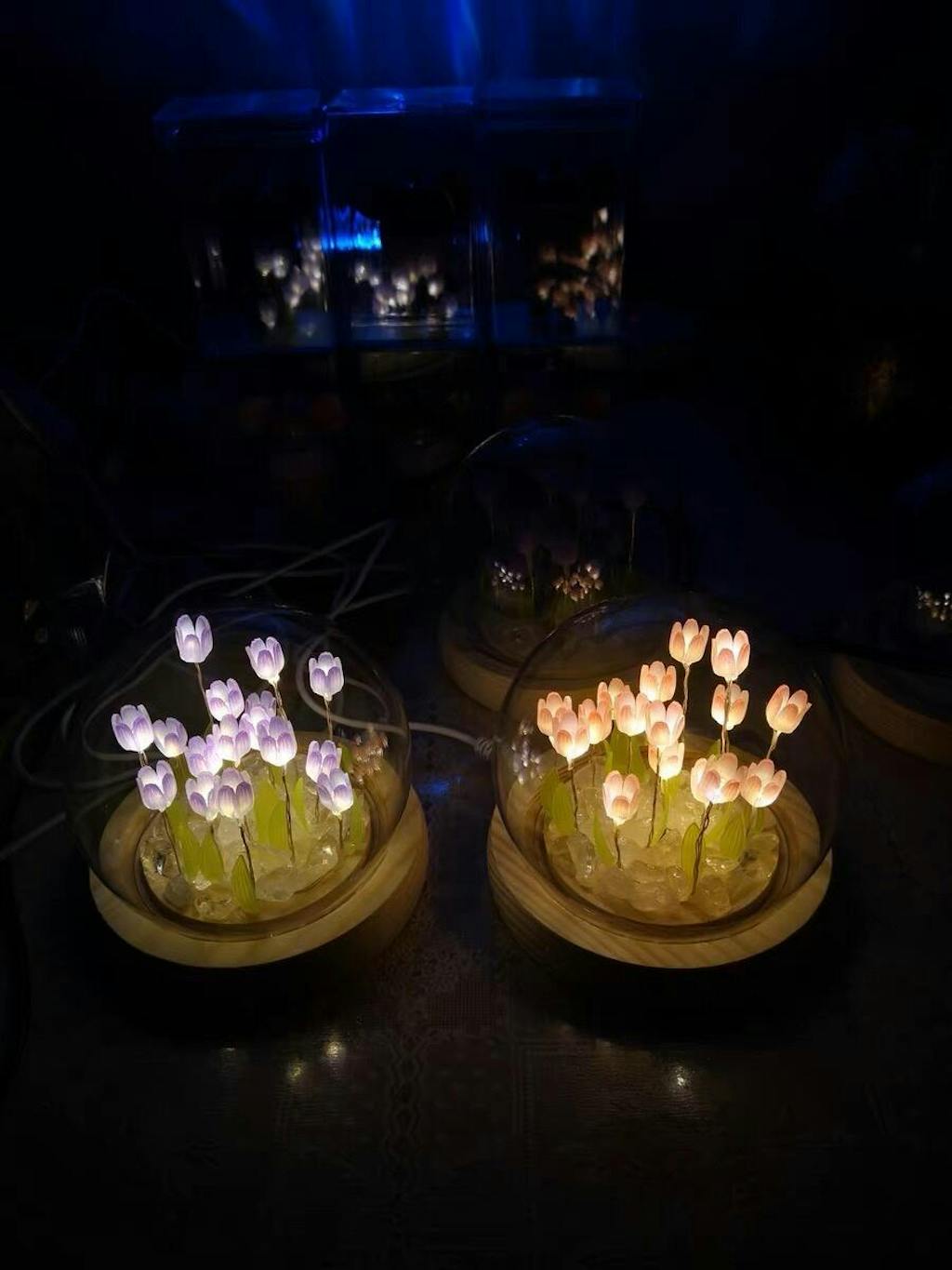 DIY Mini Tulip Flower Night Lights - Shop Online on roomtery
