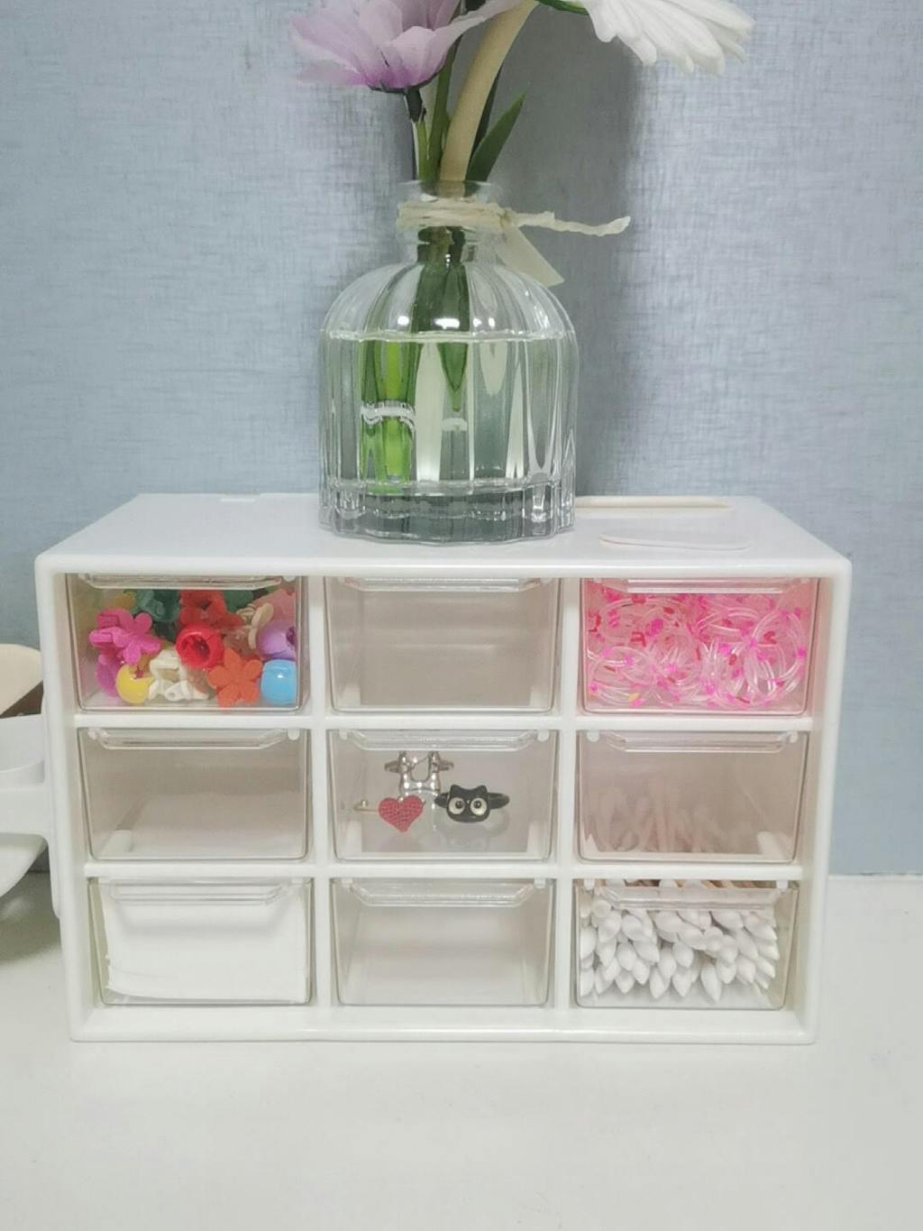 Minimalist Mini Desk Drawer | Aesthetic Room Organizers - roomtery
