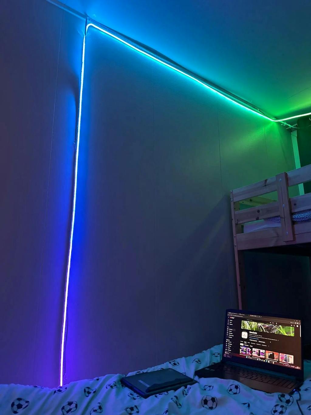 Squiggle Neon Rope Led Lights (RGBIC WS2811) - Shop Online on roomtery