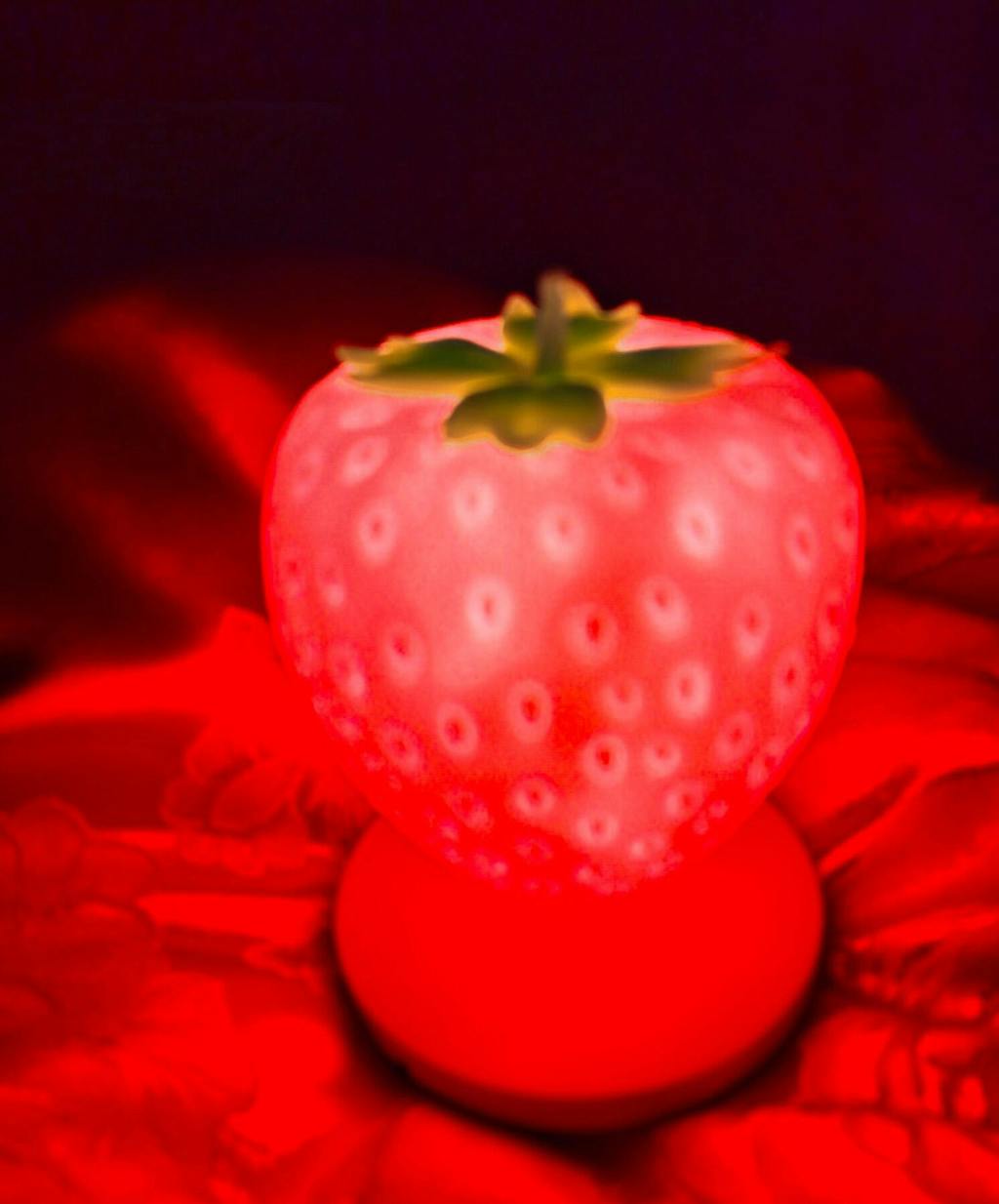 Kawaii Strawberry Night Light - Shop Online on roomtery