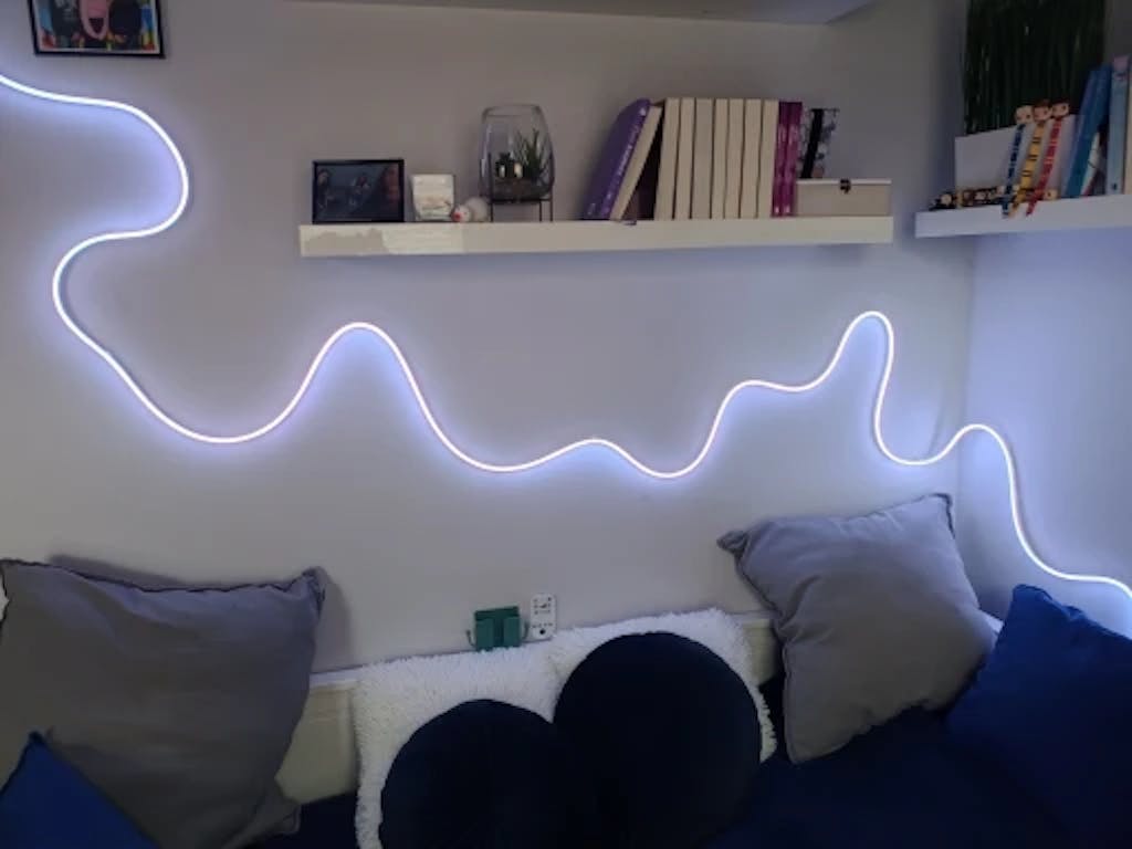 Squiggle Neon Rope Led Lights (RGBIC WS2811) - Shop Online on roomtery