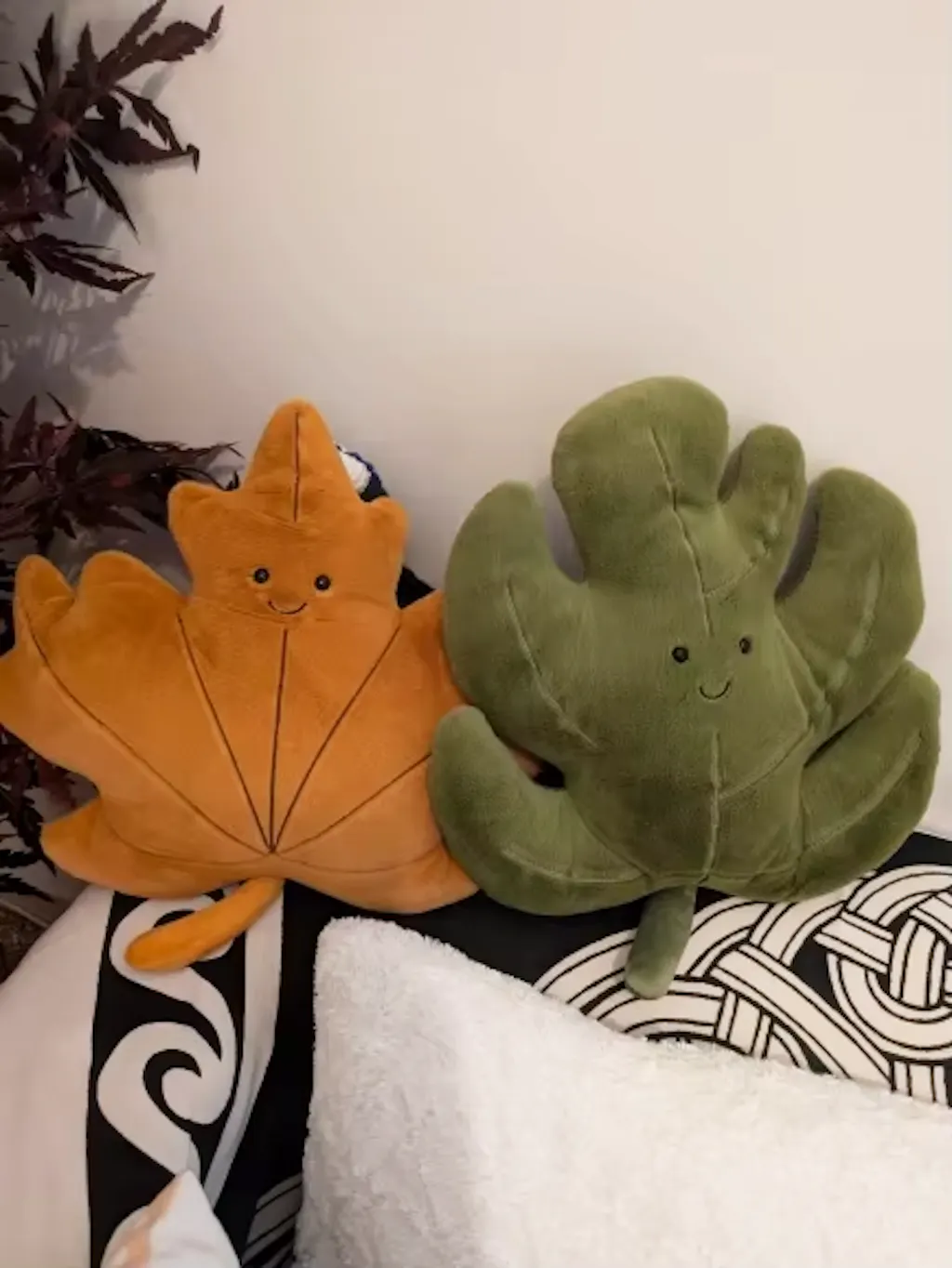Fall Leaves Cute Plushies - Shop Online on roomtery