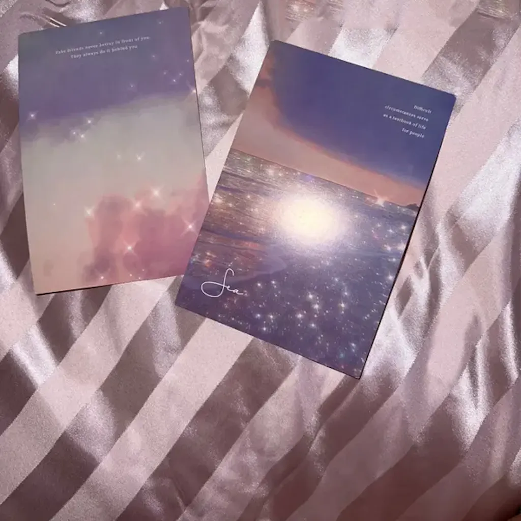 Glitter Clouds Wall Collage Postcards - Shop Online on roomtery