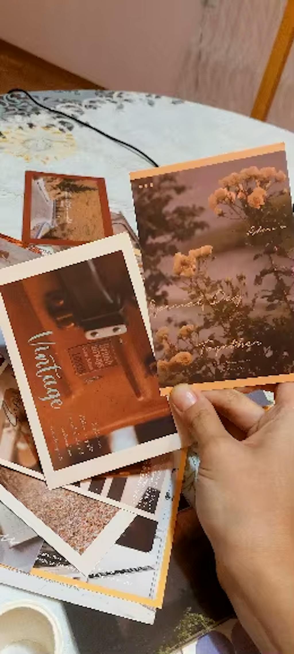 Autumn Sunny Days Wall Collage Cards - Shop Online on roomtery