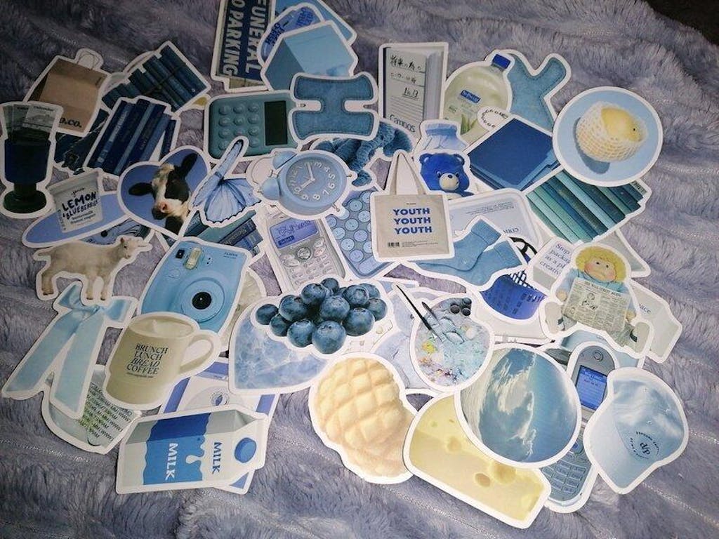 Bluecore Aesthetic Sticker Pack