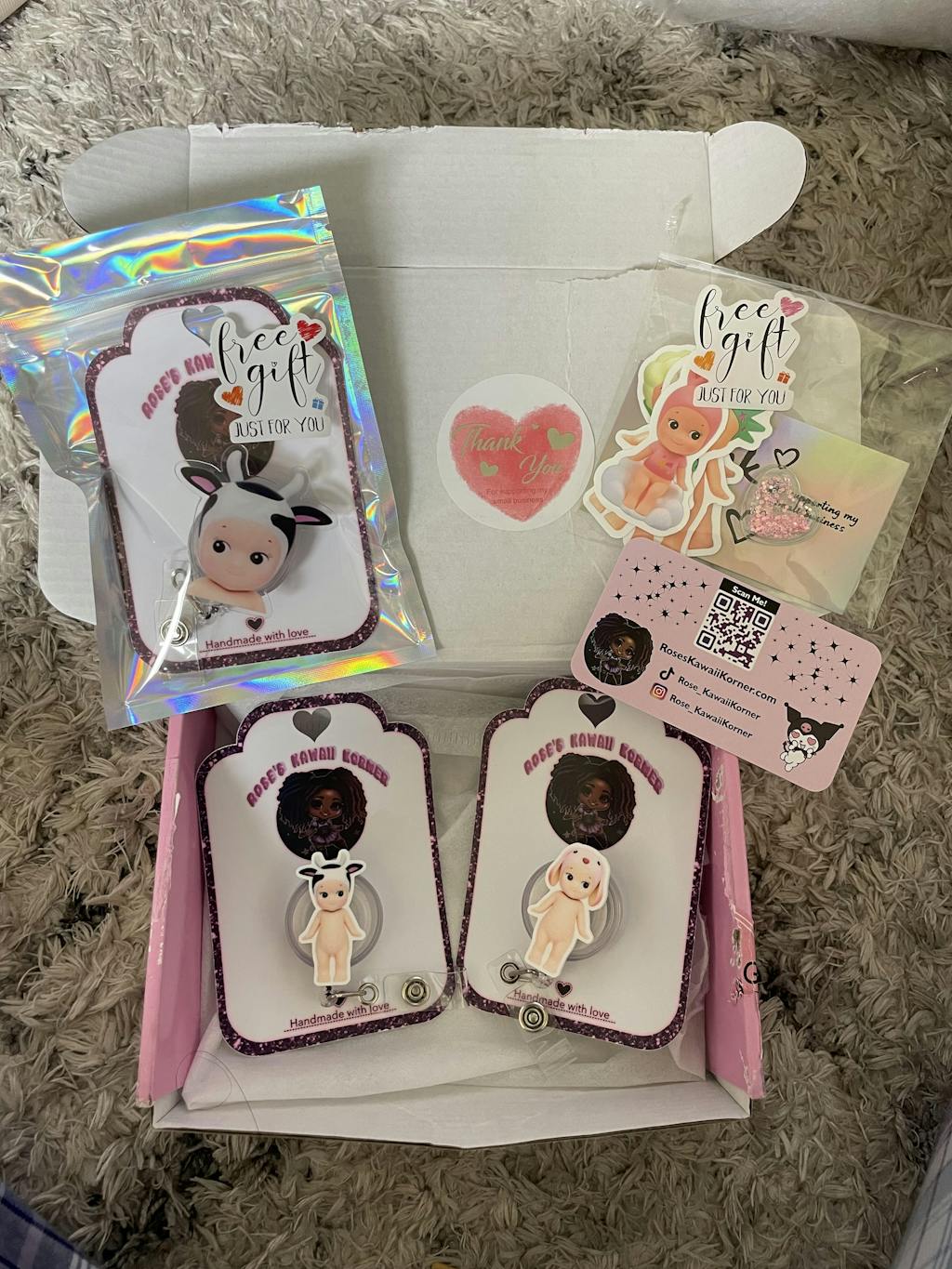 Sonny Angel inspired badge reels – Rose's Kawaii Korner